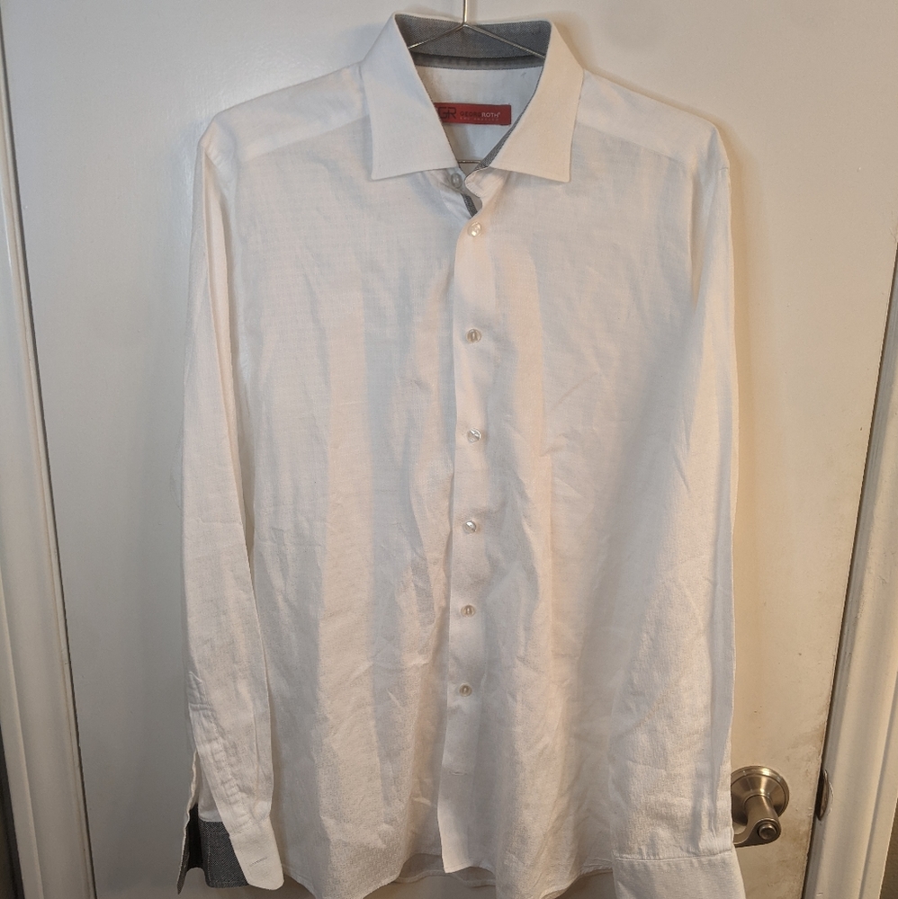 Georg Roth Los Angeles White Button Down Shirt - Gem